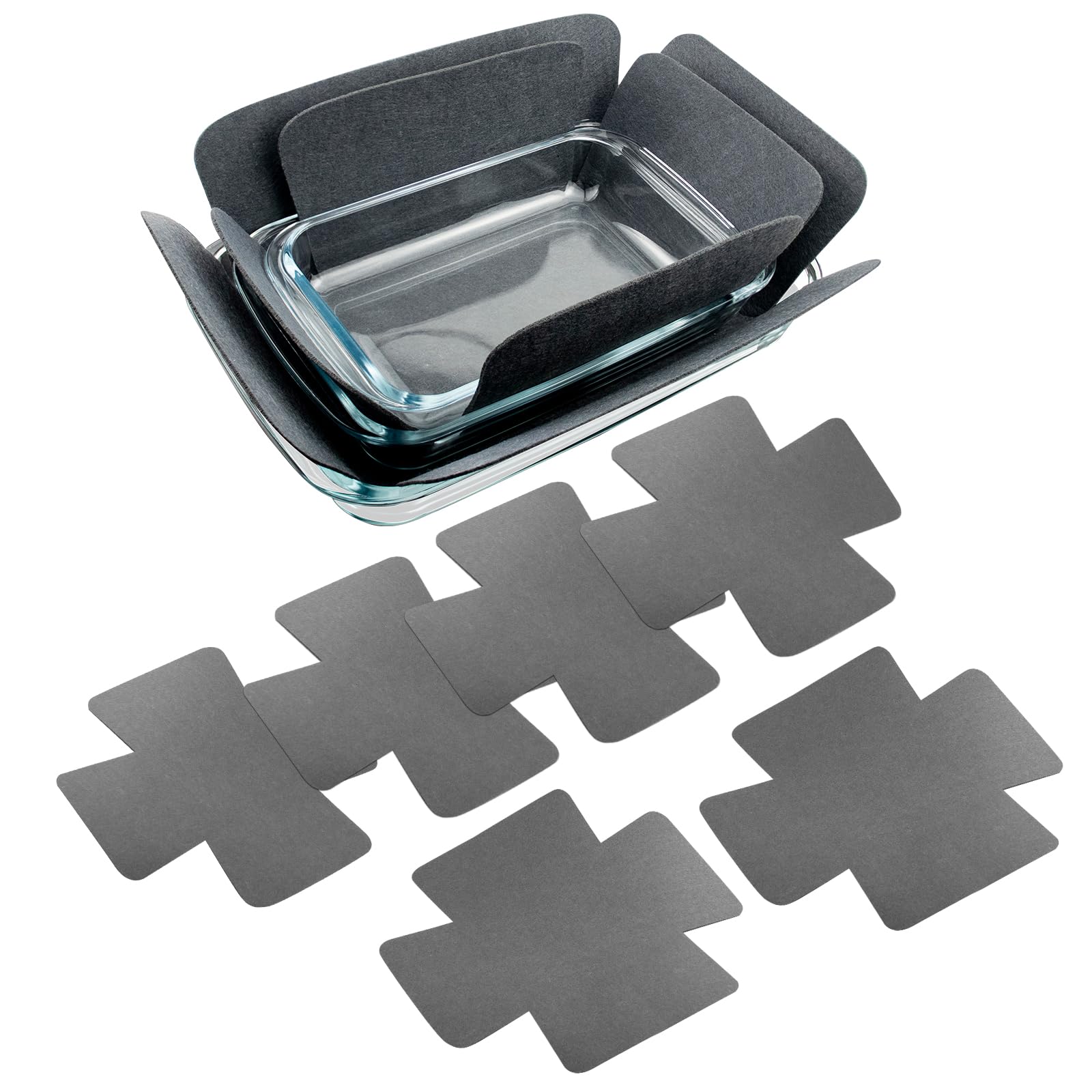 Amazon.com: 6 Pack - Pot/Pan Protectors for Stacking, Pot and Pan ...