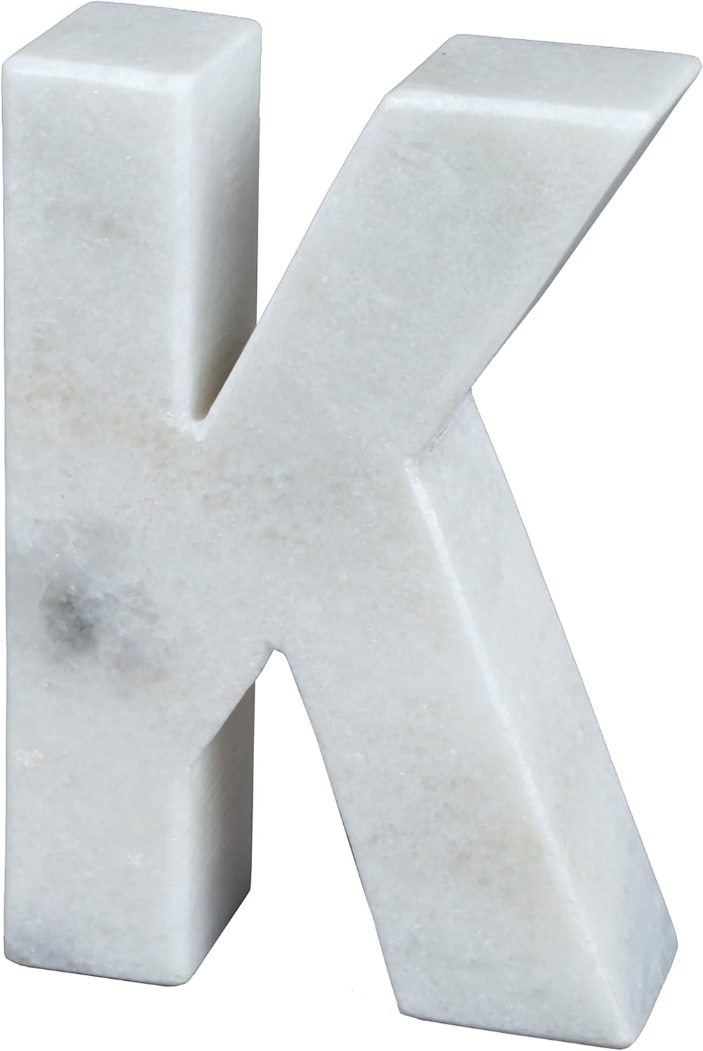 Amazon.com: Creative Home Natural Marble Stone Letter K Bookends Paper ...