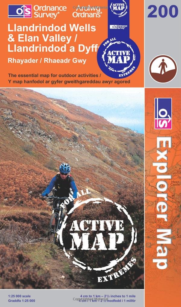 Llandrindod Wells and Elan Valley, Rhayader (OS Explorer Map Active ...