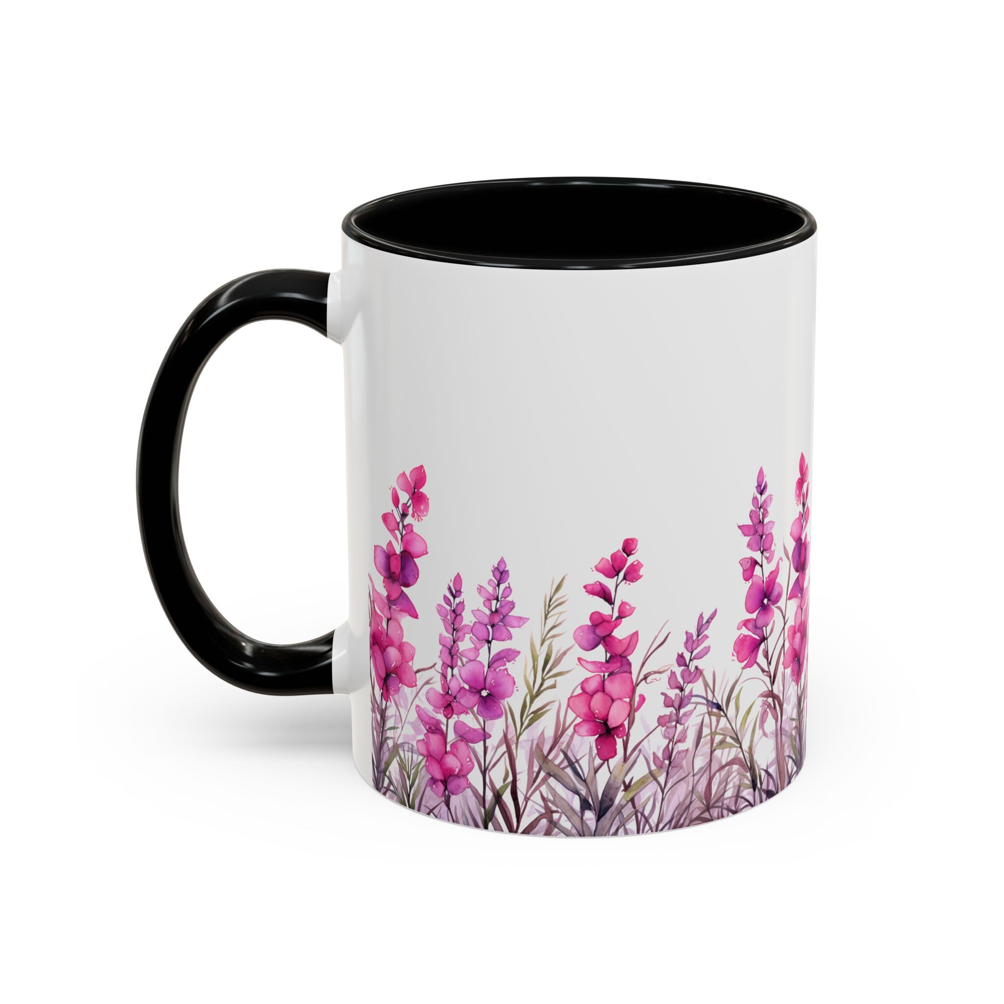 Amazon.com | Pink Fireweed Accent Coffee Mug (11oz, 15oz) - Alaska Hot ...