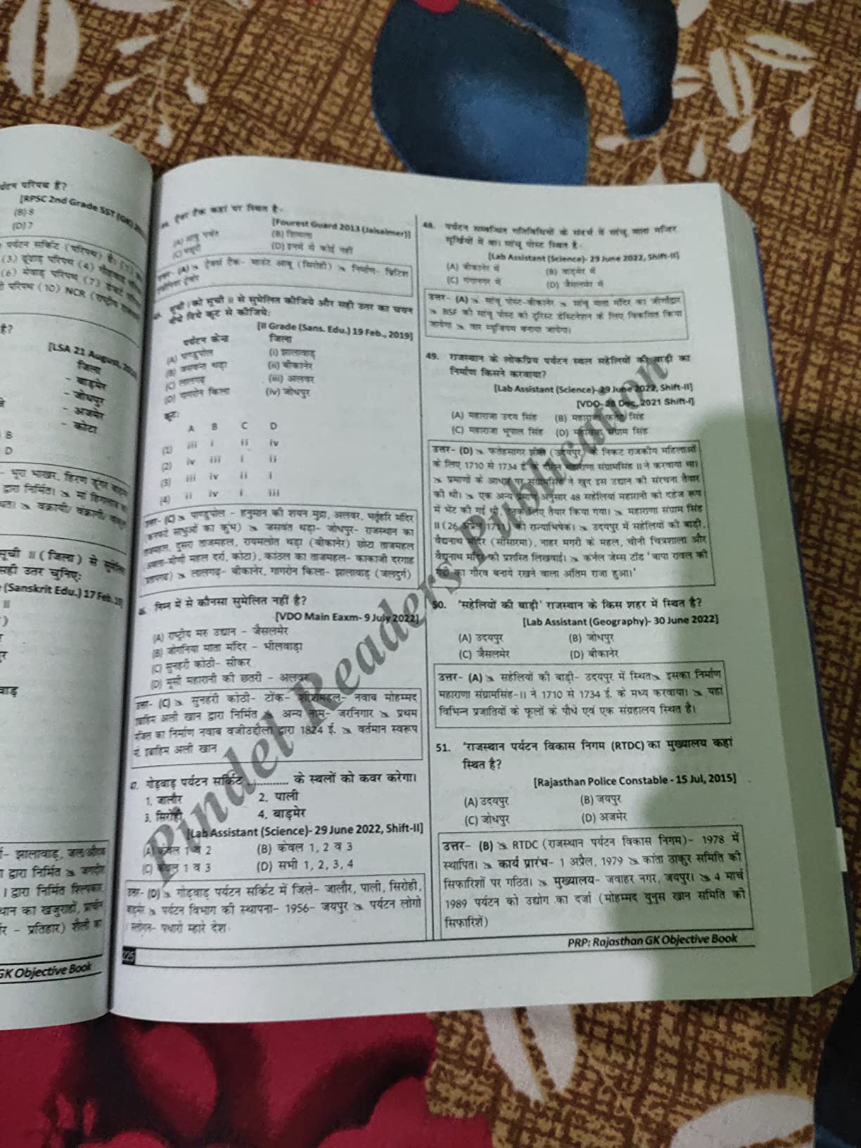 Rajasthan GK Objective Book for All Competitive Exams : Ashok Sir: Amazon.in: Books