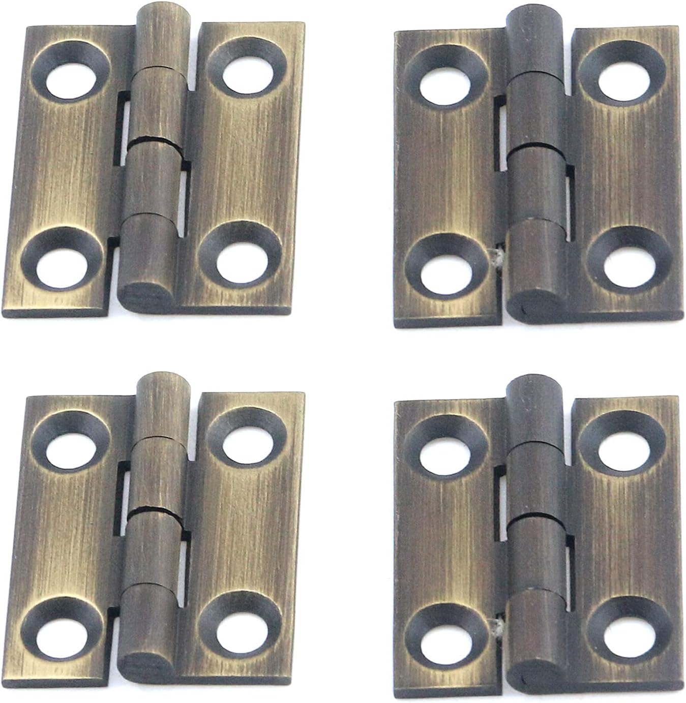 Stanley Solid Brass Miniature Broad Hinge, 1" Long x 1" Open (2 Pair ...