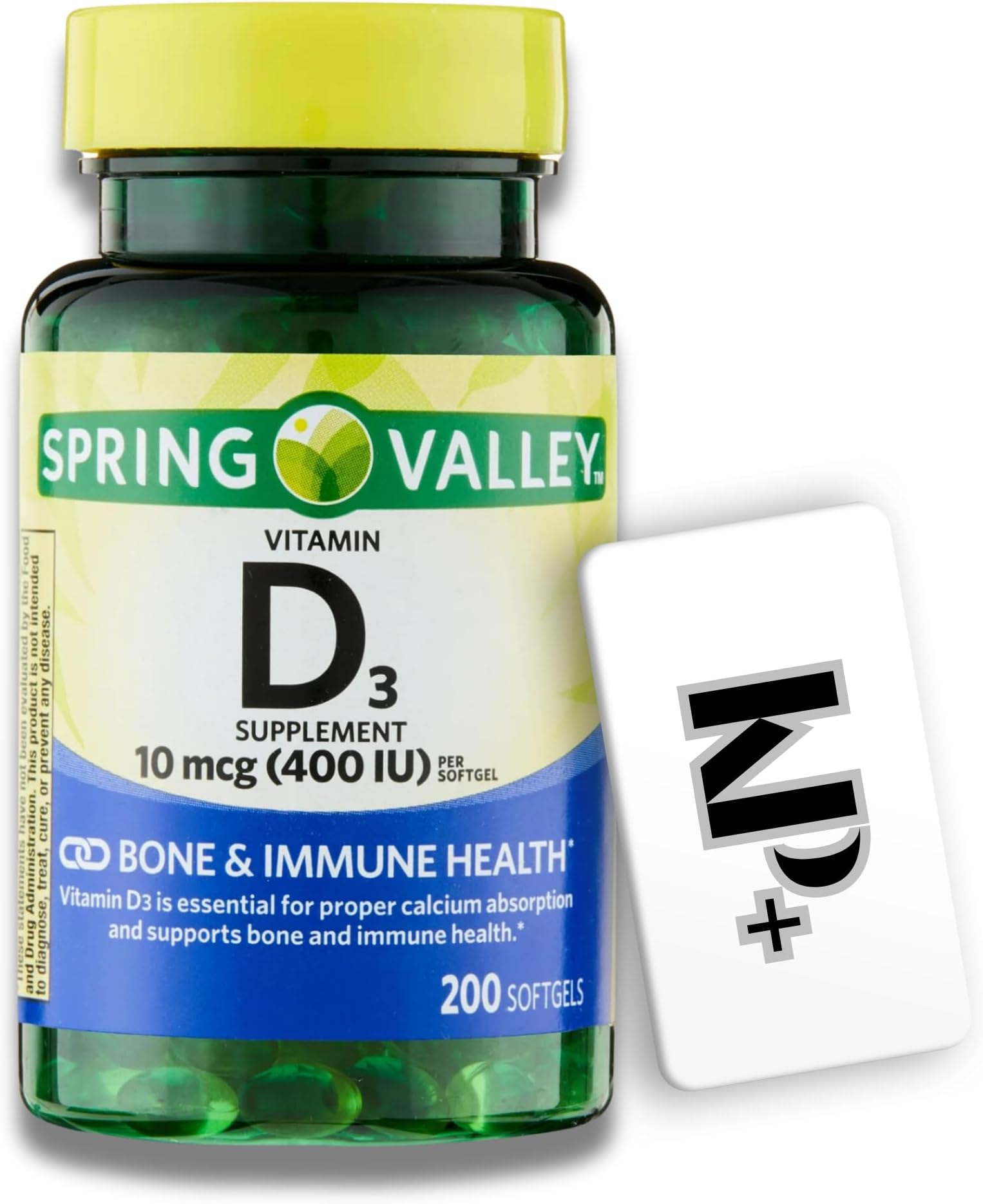 Amazon.com: Spring Valley Vitamin D3 Softgels, 5000 IU, 250 Count ...