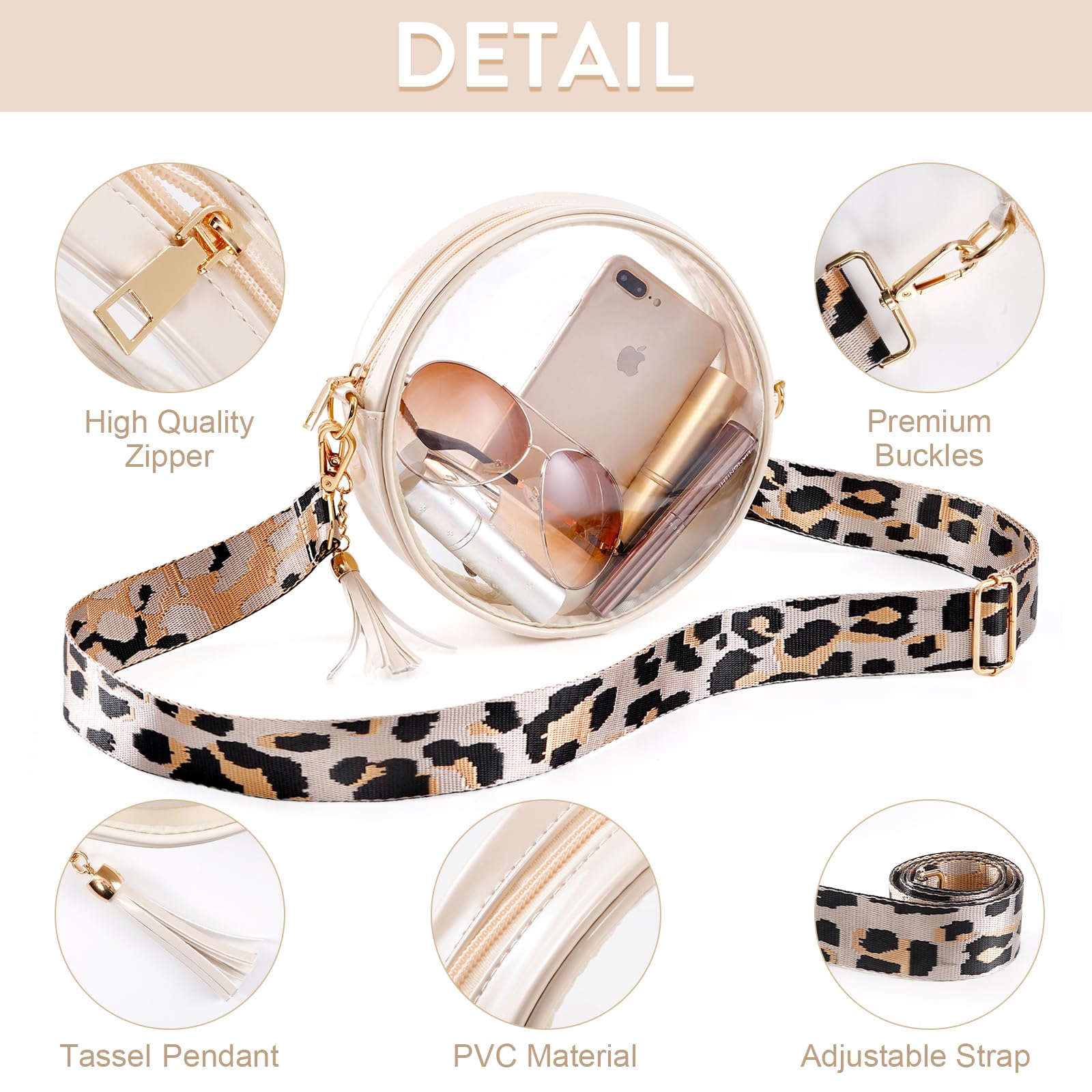 Snapklik.com : FINGUOLA Clear Bag Stadium Approved