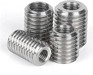 Amazon.com: SeroNi 5pcs M2.5 M3 M4 M5 M6 M8 M10 M12 304 Stainless Steel Inside Outside Thread ...