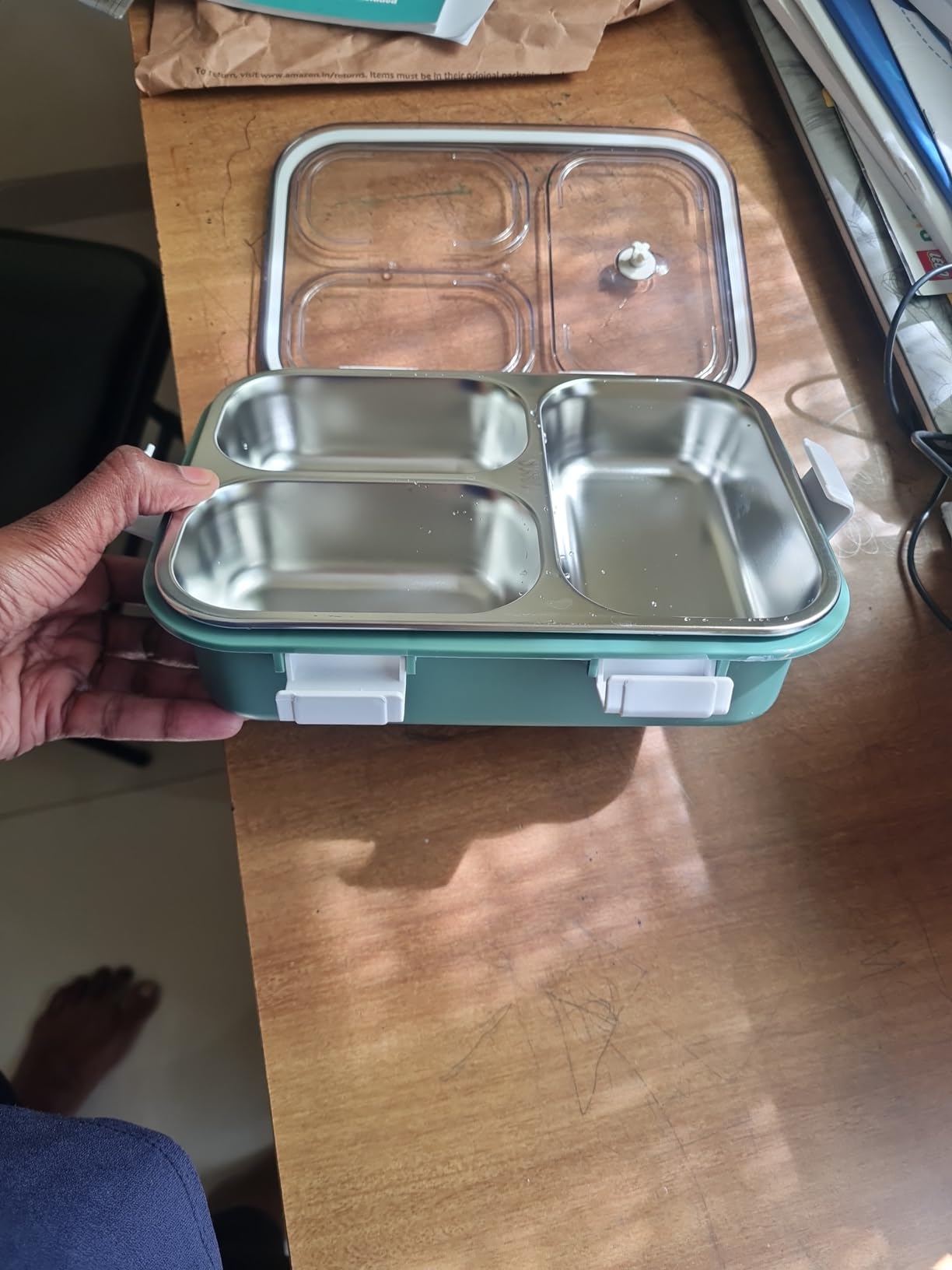 Buy Techno Buzz Deal Students Lunch Box Sealed Leakage Proof Stainless ...