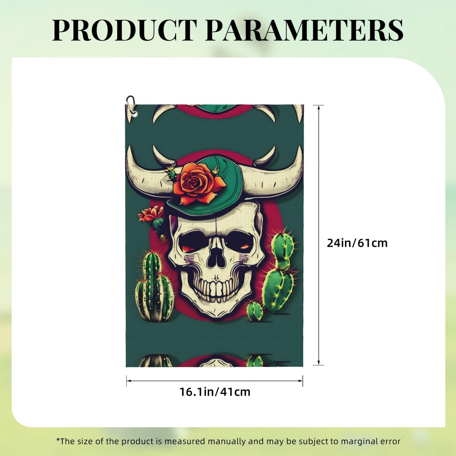 Bull Skull Golf Logo