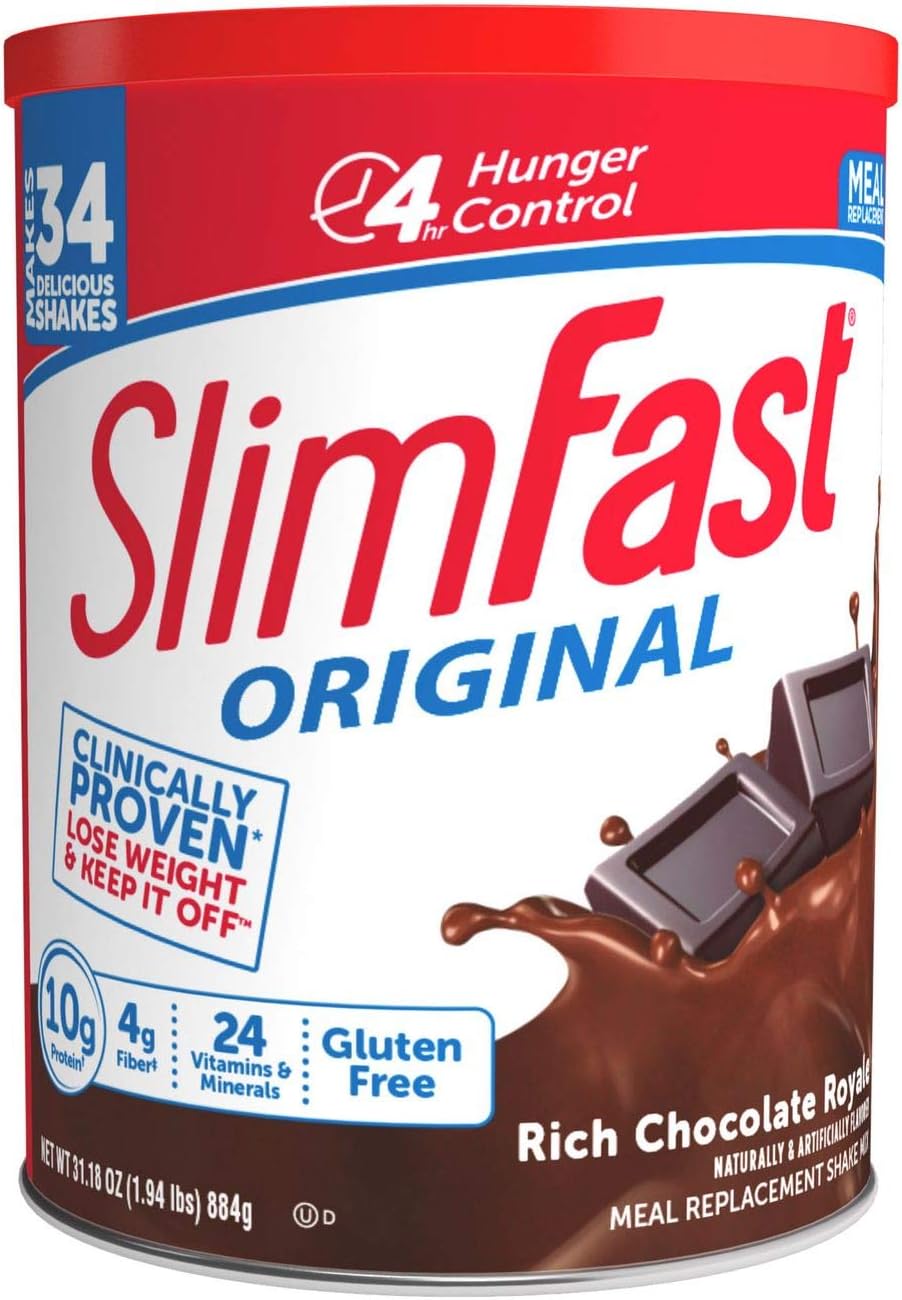Amazon.com: SlimFast Original Strawberries & Cream Meal Replacement ...