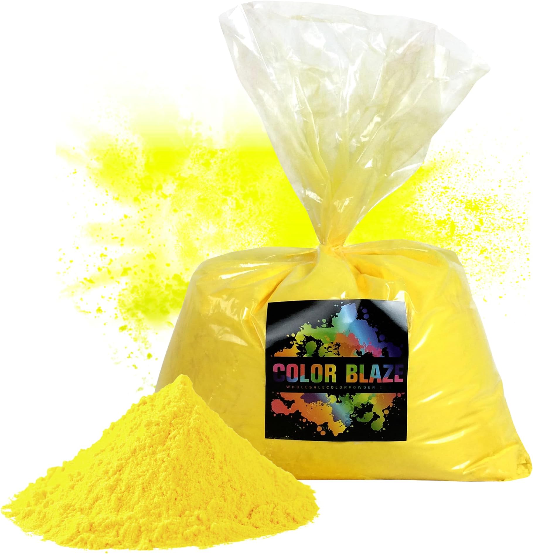 Amazon.com: Color Blaze Holi Colored Powder - 5 lbs of Green Powdered ...