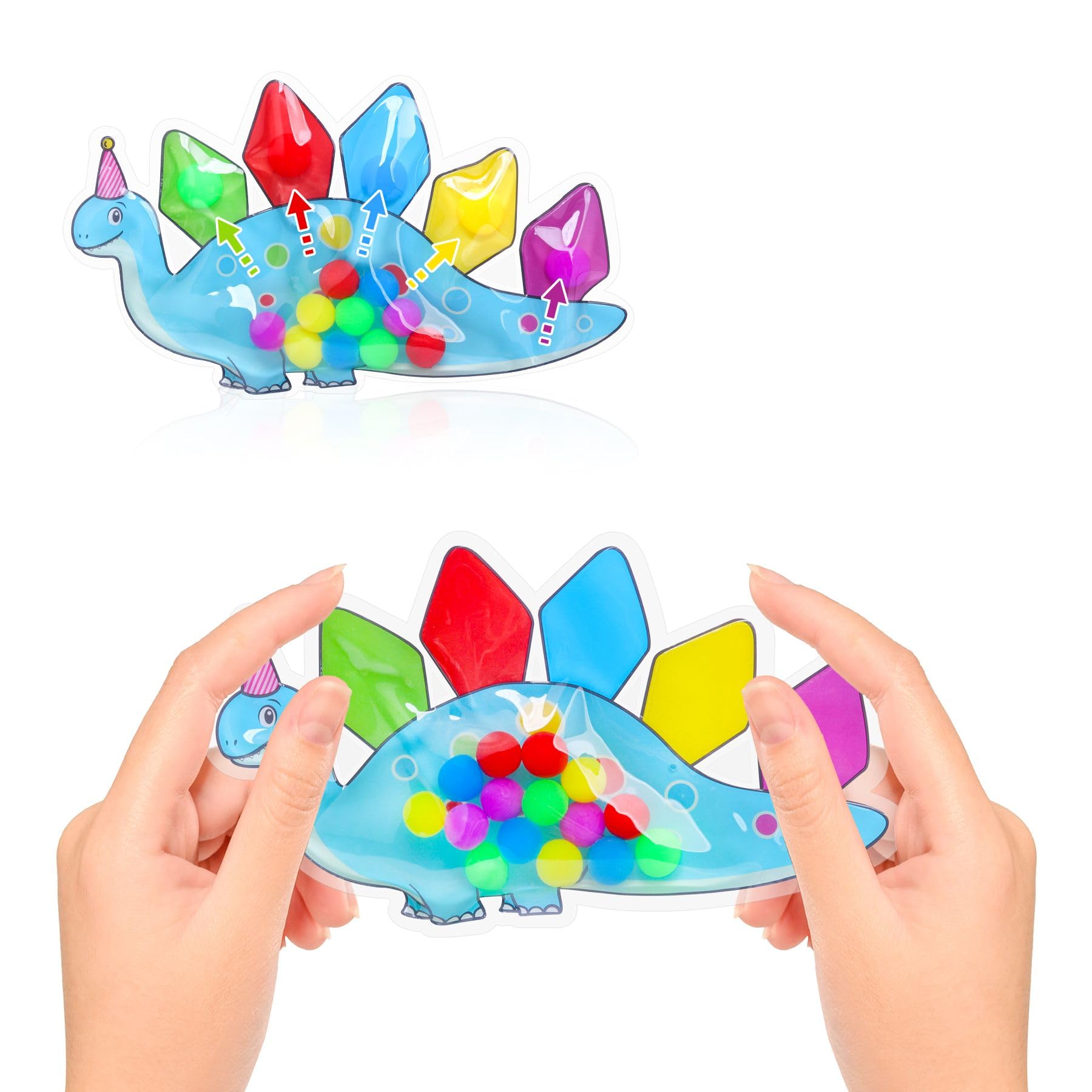 Amazon.com: COSOOS Dinosaur Color Sorting Toy Sensory Toys, Montessori ...