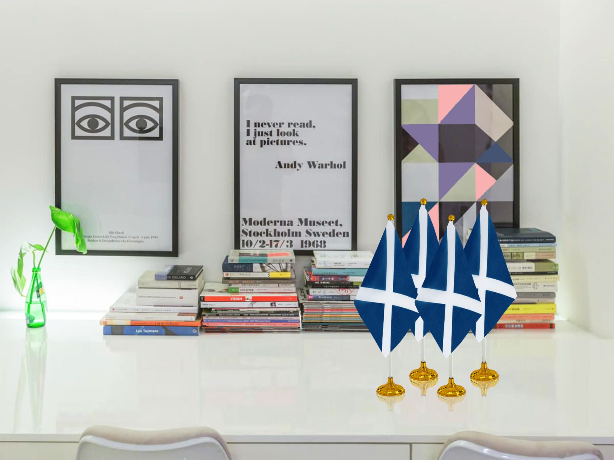 Snapklik.com : WXTWK 12 Pack Scotland Flag Scot Desk Flag Small Mini ...