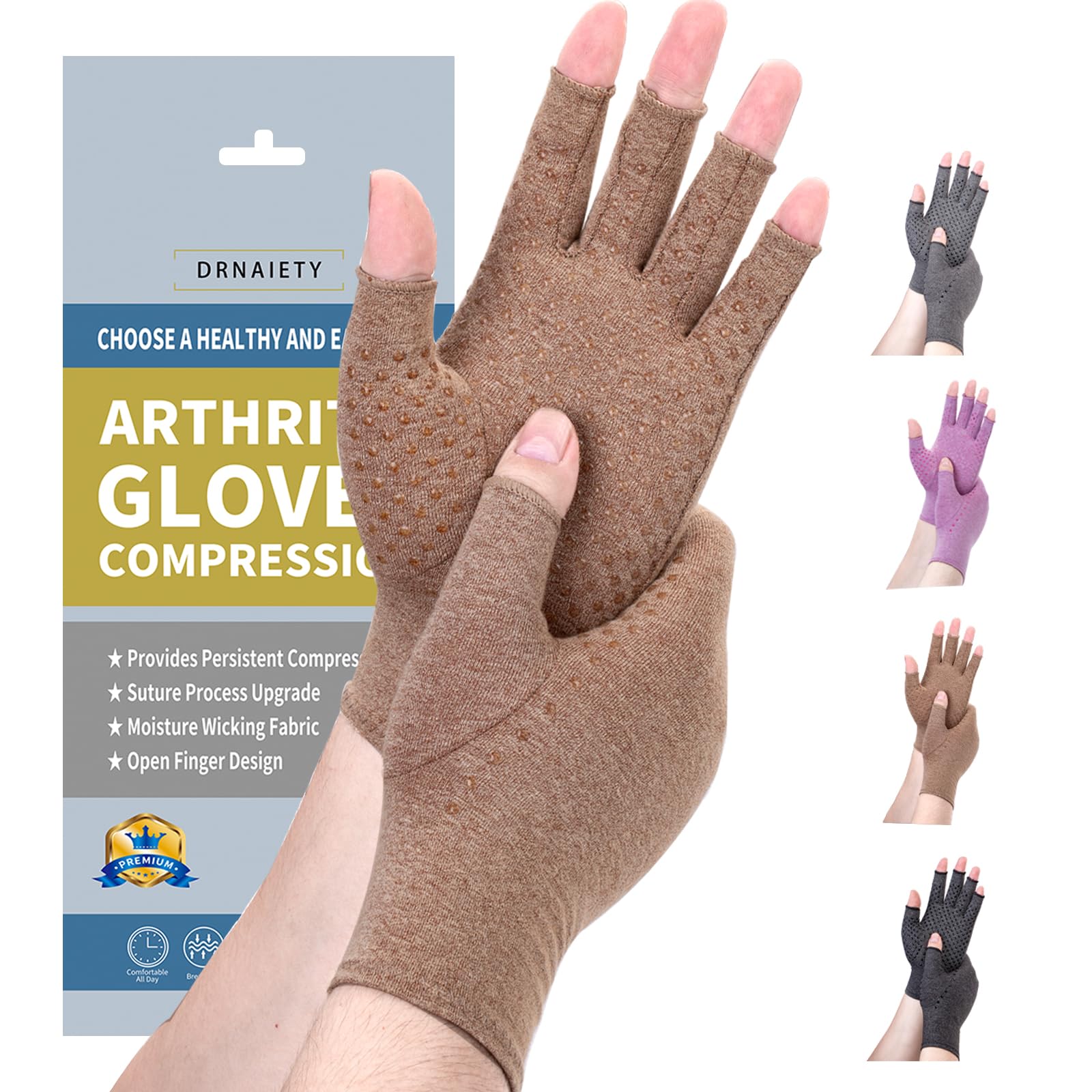 Snapklik.com : DRNAIETY Compression Gloves- Arthritis Gloves For Men ...