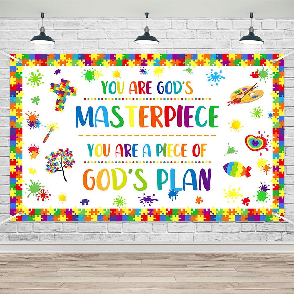 Amazon.com: Lofaris Christian Gods Plan Banner You are God's ...