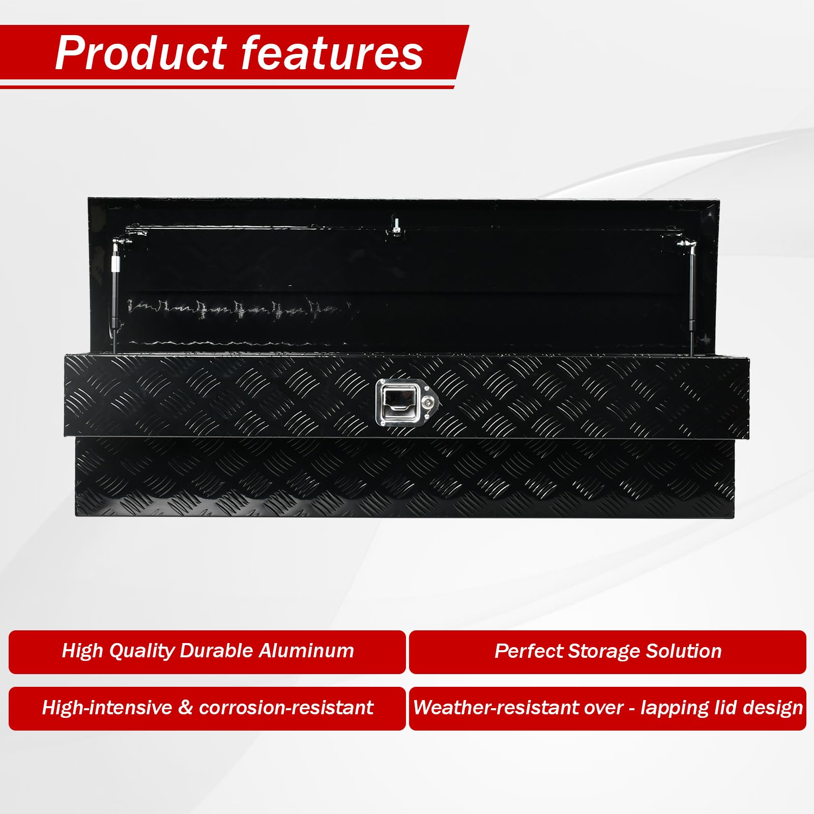 Snapklik.com : TBAPFS 48 Inch Black Aluminum Side Mount Truck Tool Box ...