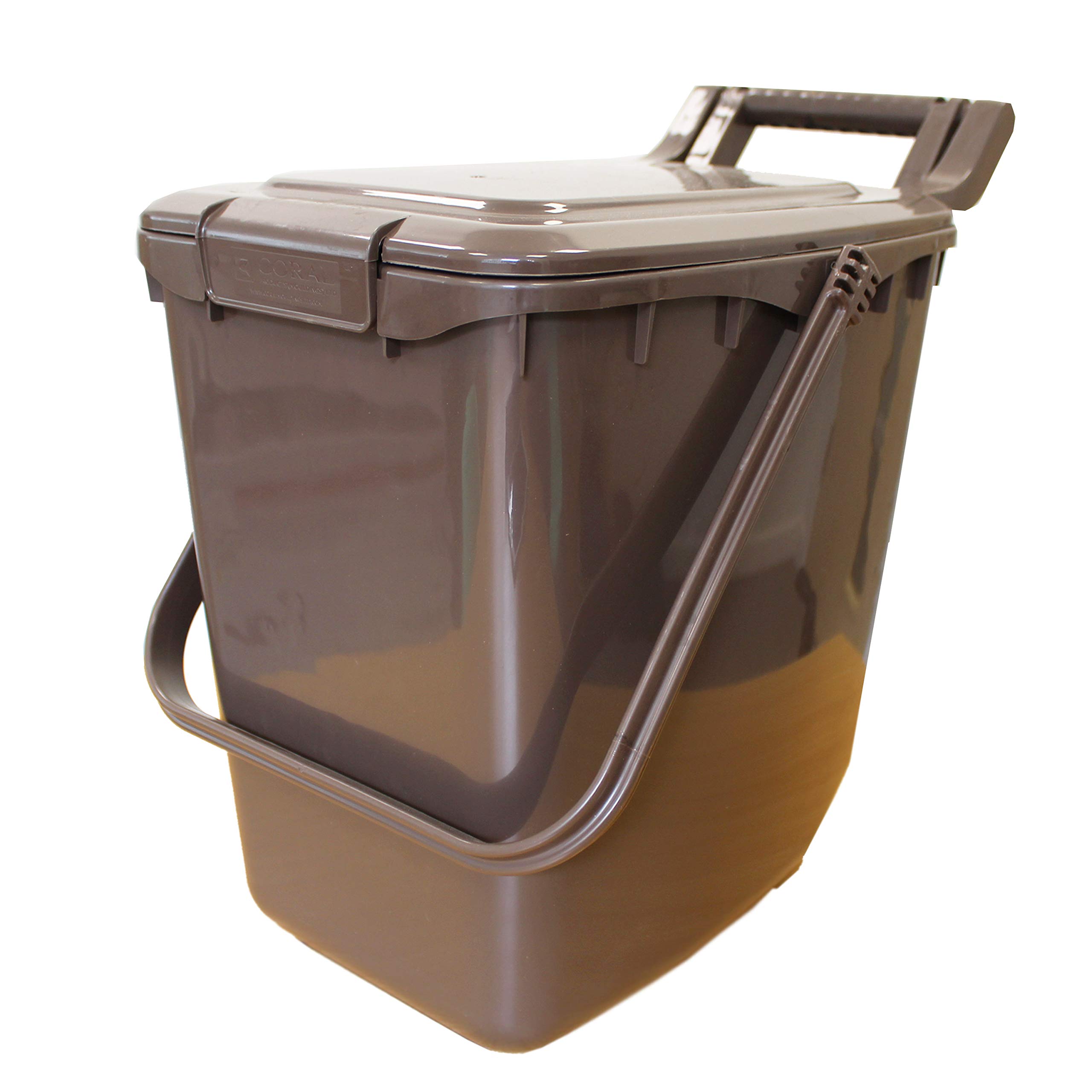 Buy All-Green Large Compost Caddy - Brown - for Food Waste Recycling ...