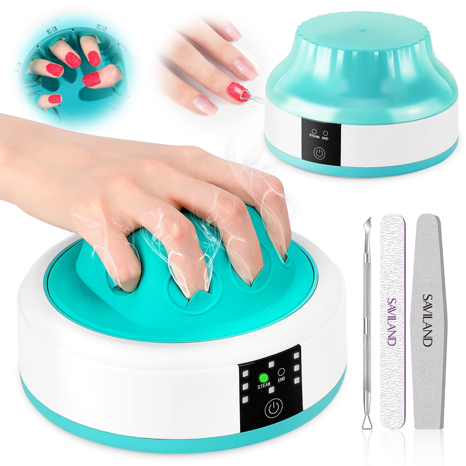 Amazon.com : SAVILAND Electric Nail Soaking Bowl: Automatic Heating ...