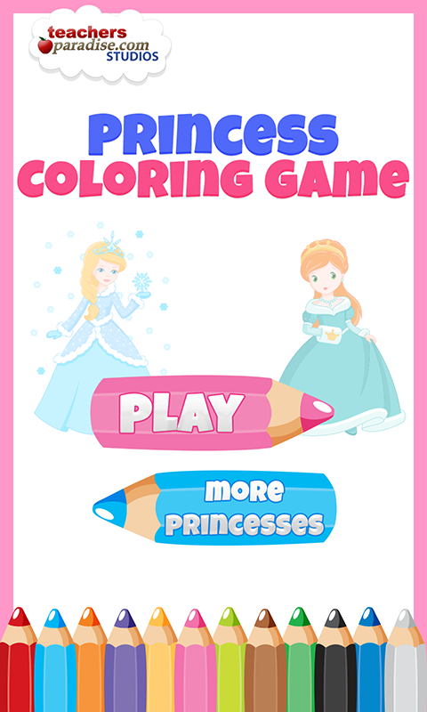 Princess Coloring Game