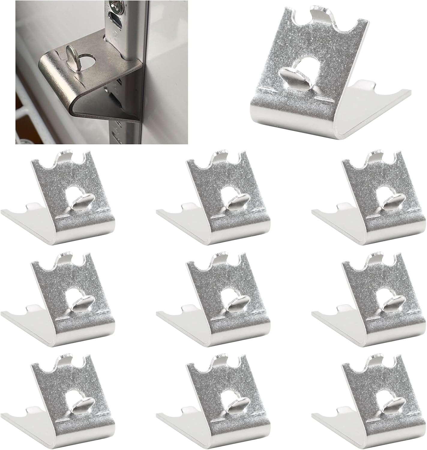 Amazon.com: AxiSculpt 920158 Freezer Shelf Clips Refrigerator Shelf and ...