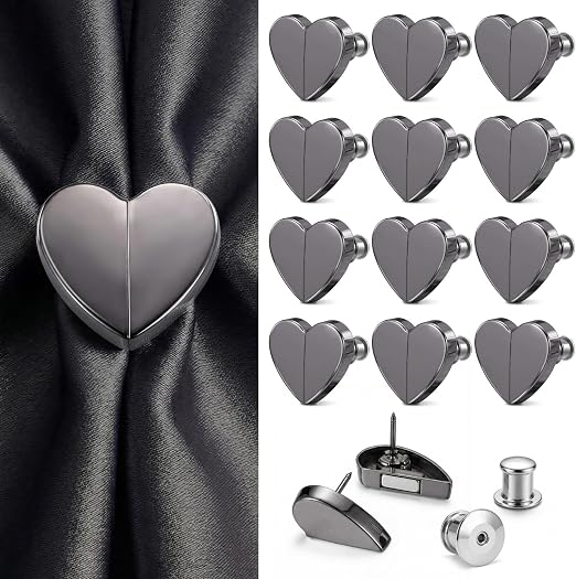 Amazon.com: AceOrbit 8 Pair Magnetic Curtain Closure Detachable, Heart ...