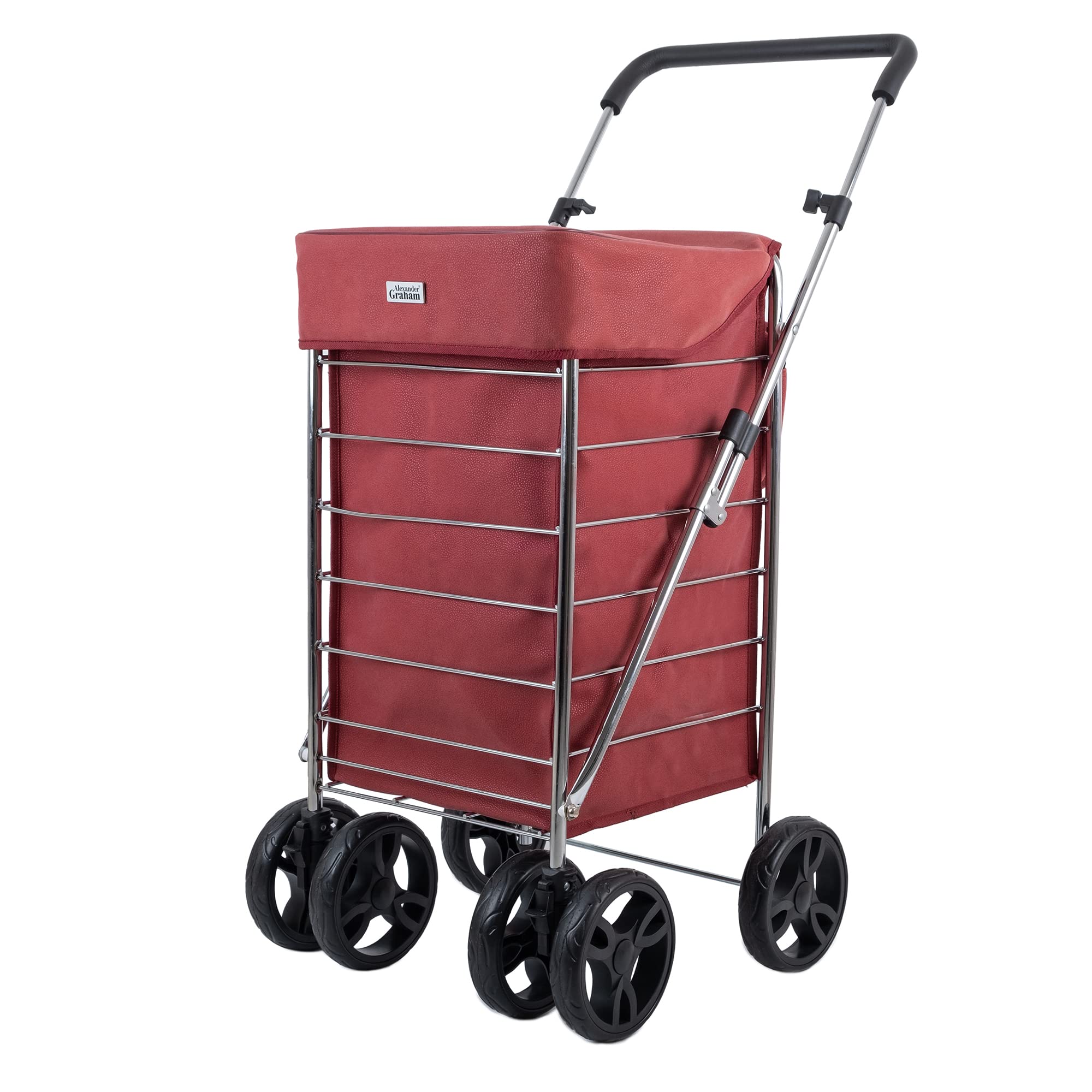 Buy Shopping Trolley on Wheels | Alexander Graham 6 Wheel Model | New ...
