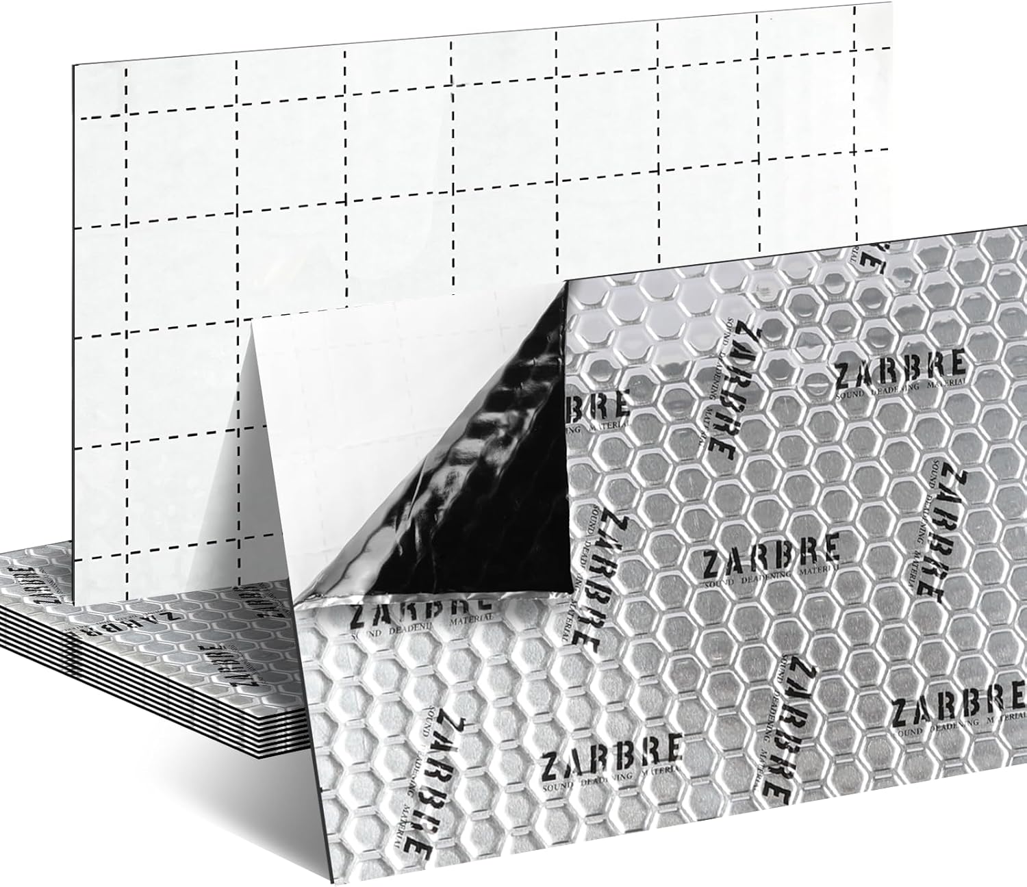 80 mil (2mm) 11 sqft Sound Deading Material for Cars, 10 pcs Butyl ...