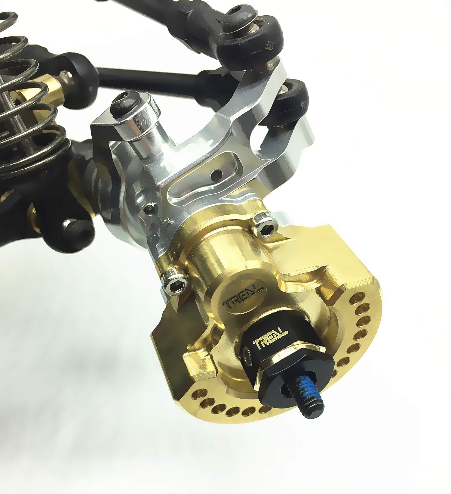 Snapklik.com : Treal Brass Extended Wheel Hubs Hex Pins +5 And Steel ...