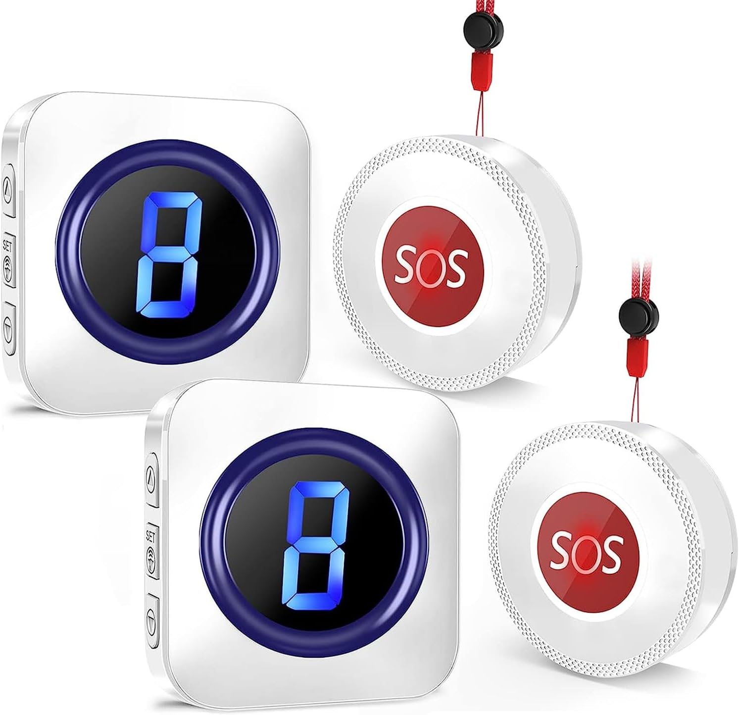 Amazon.com: Wireless Caregiver Pager Call Button Life Alert Systems ...