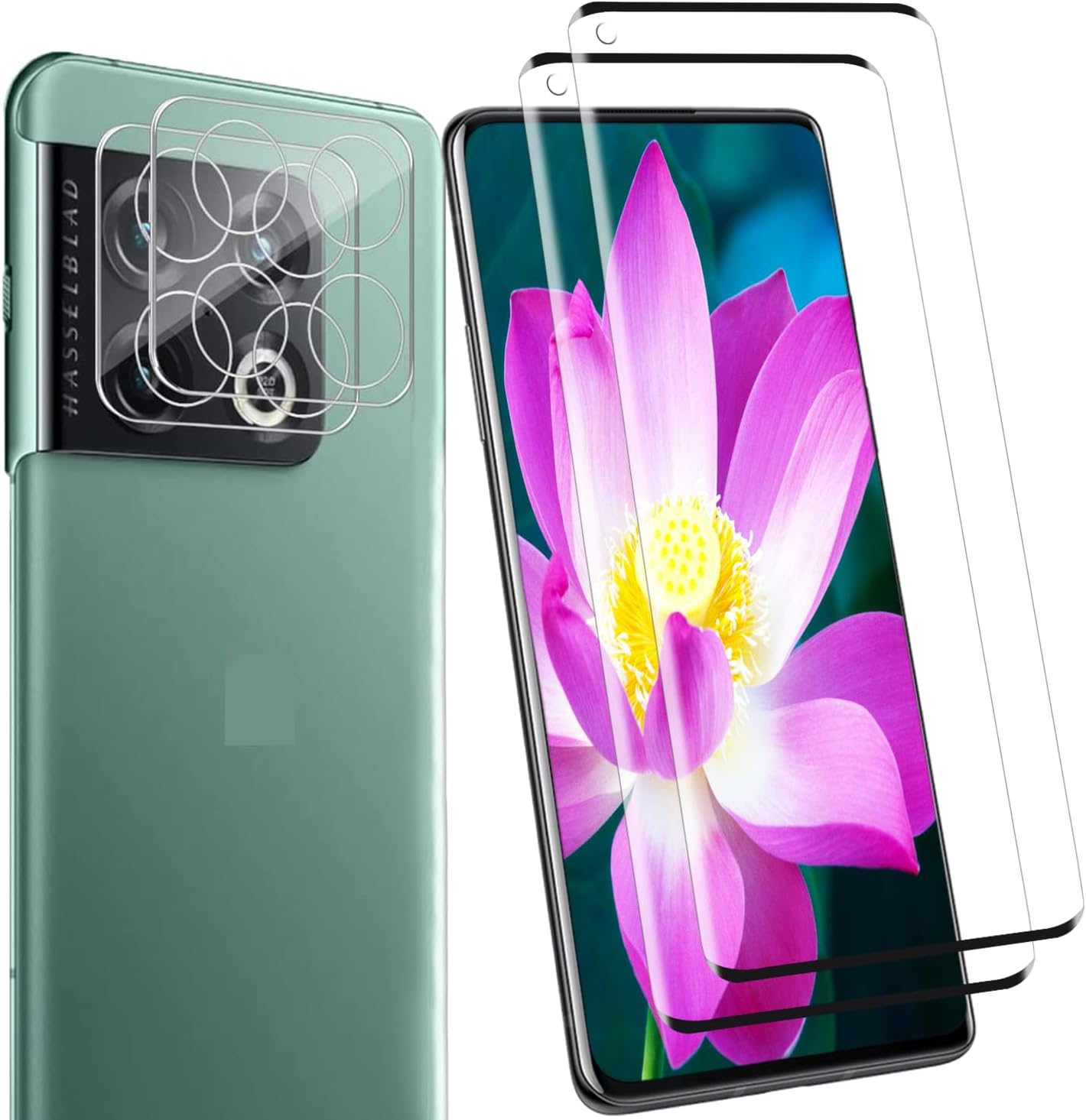 Amazon.com: YRMJK 2+2 Compatible OnePlus 10 Pro Screen Protectors ...