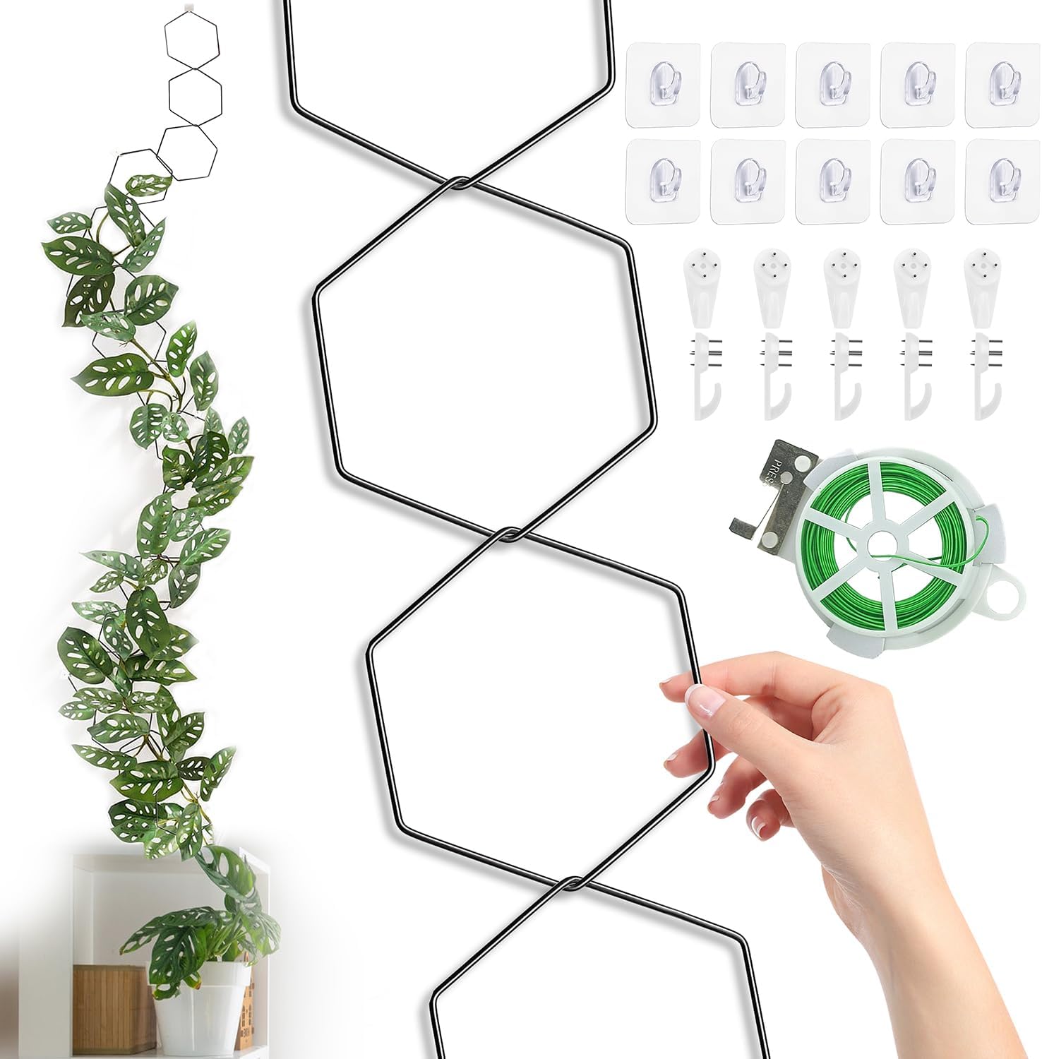 Amazon.com : Chain Trellis for Climbing Plants - Indoor & Outdoor House ...