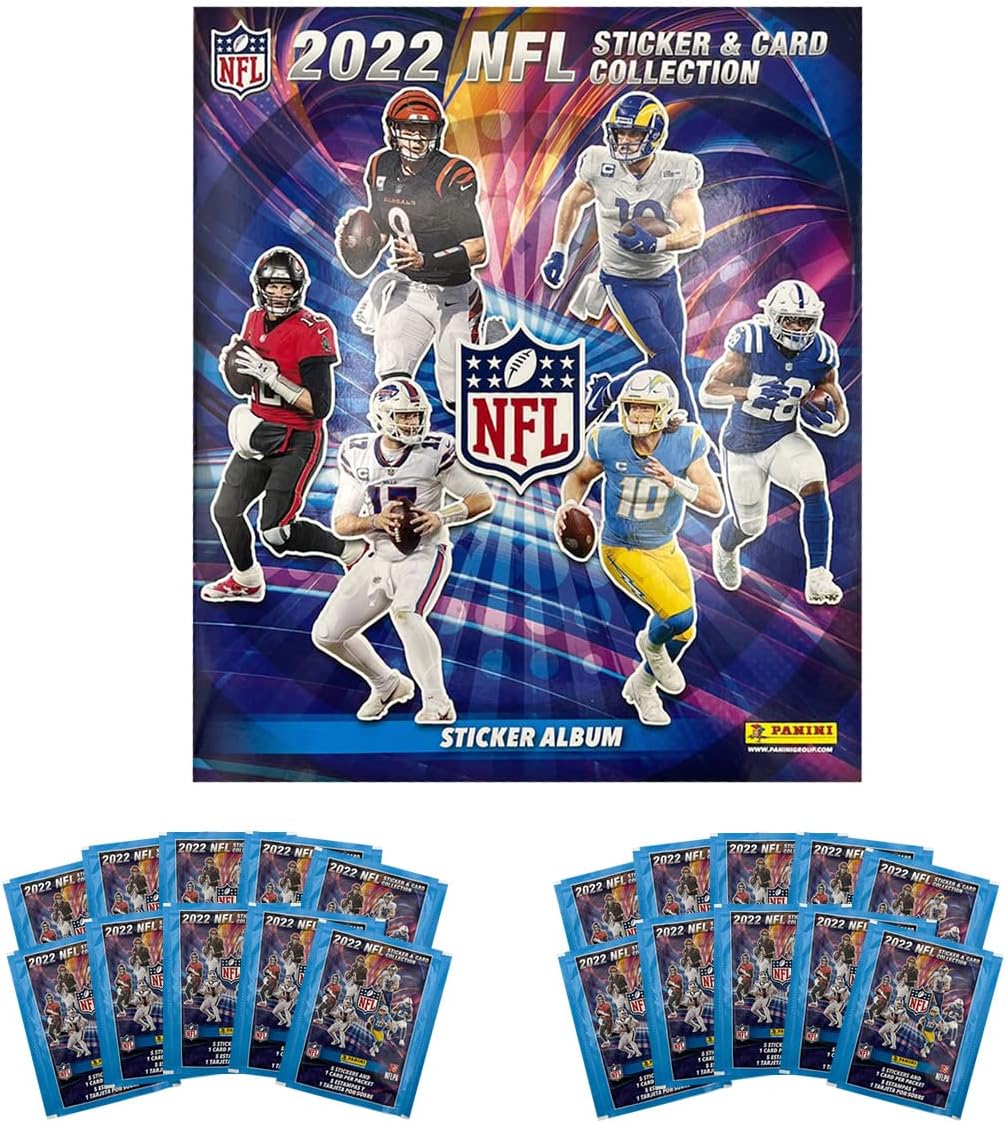Panini NFL 2022 Sticker & Trading Cards - Starter-Bundle: Amazon.de ...