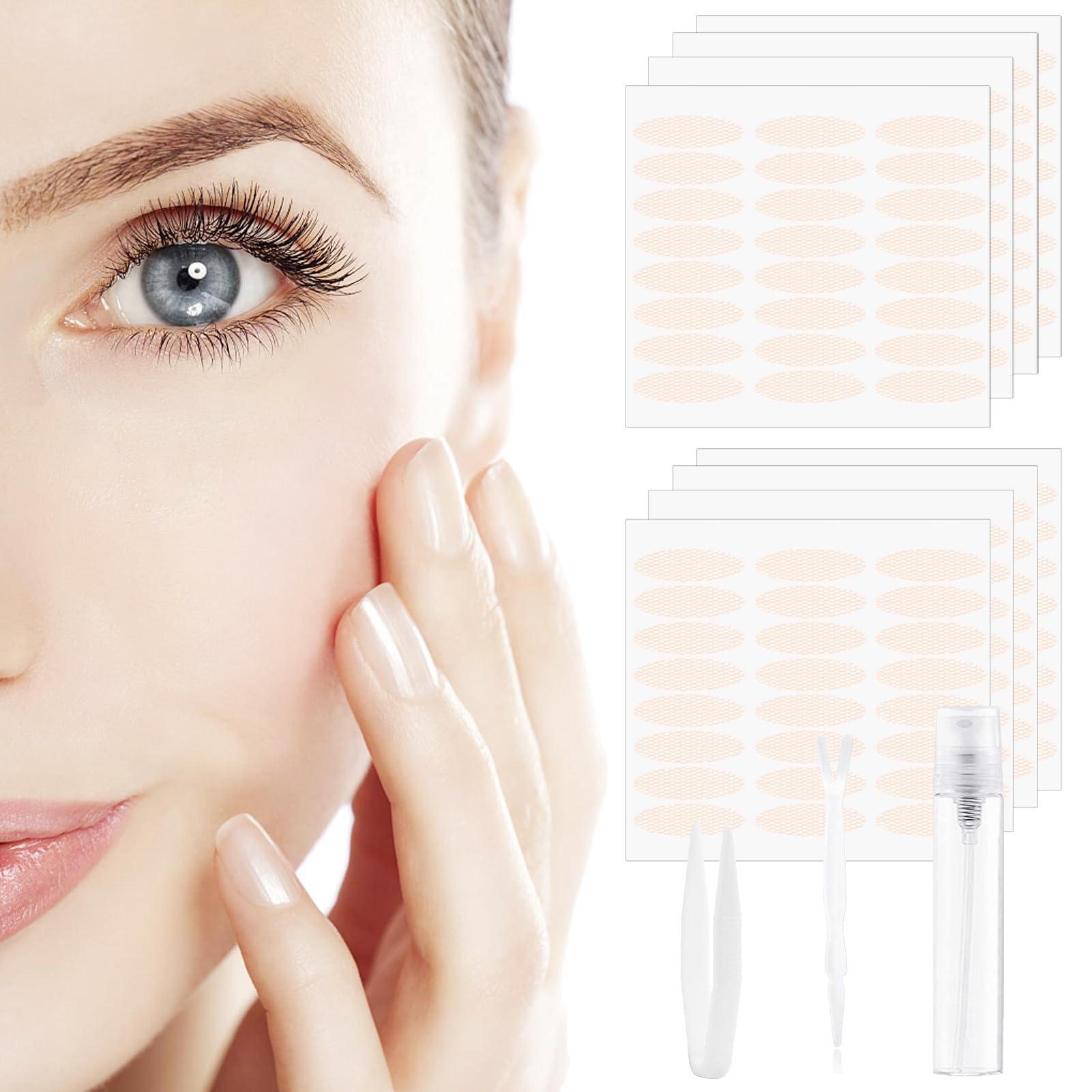 Amazon.com: Natural Eyelid Lifter Strips Invisible 384 pcs lids by ...
