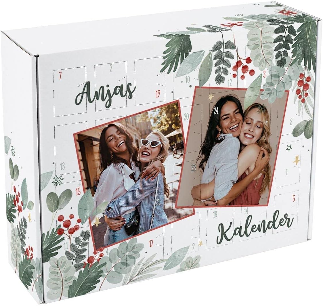 Herz & Heim® Advent calendar with 2 photos to fill – design your own ...