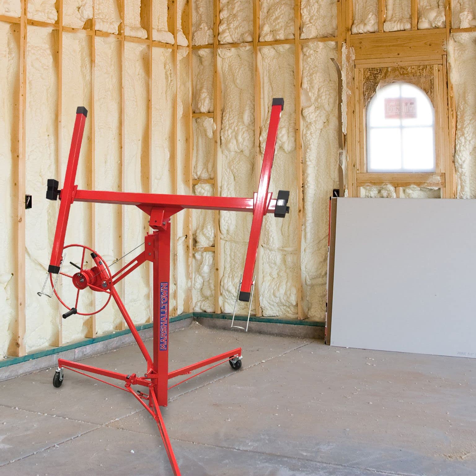 MARSHALLTOWN Drywall Lift, Residential/Commercial Series, 11 Foot, Load ...