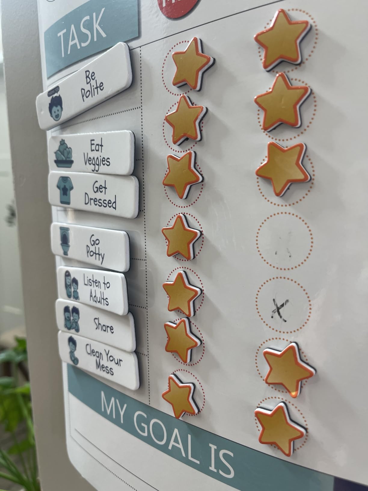 Magnetic Visual Schedule Cards For Kids Magnetic Kids Chore Cards - 40 ...