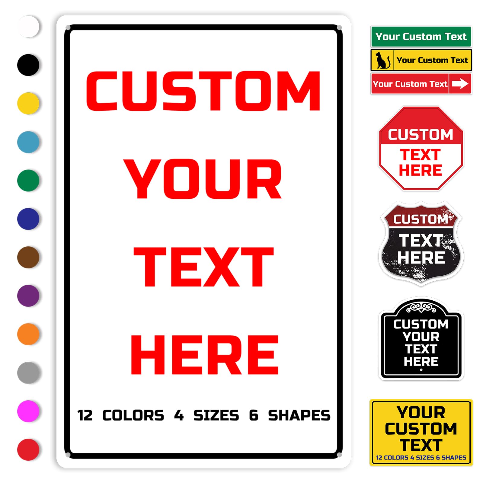 Amazon.com : Personalized Street Signs Custom Road Signs Metal ...