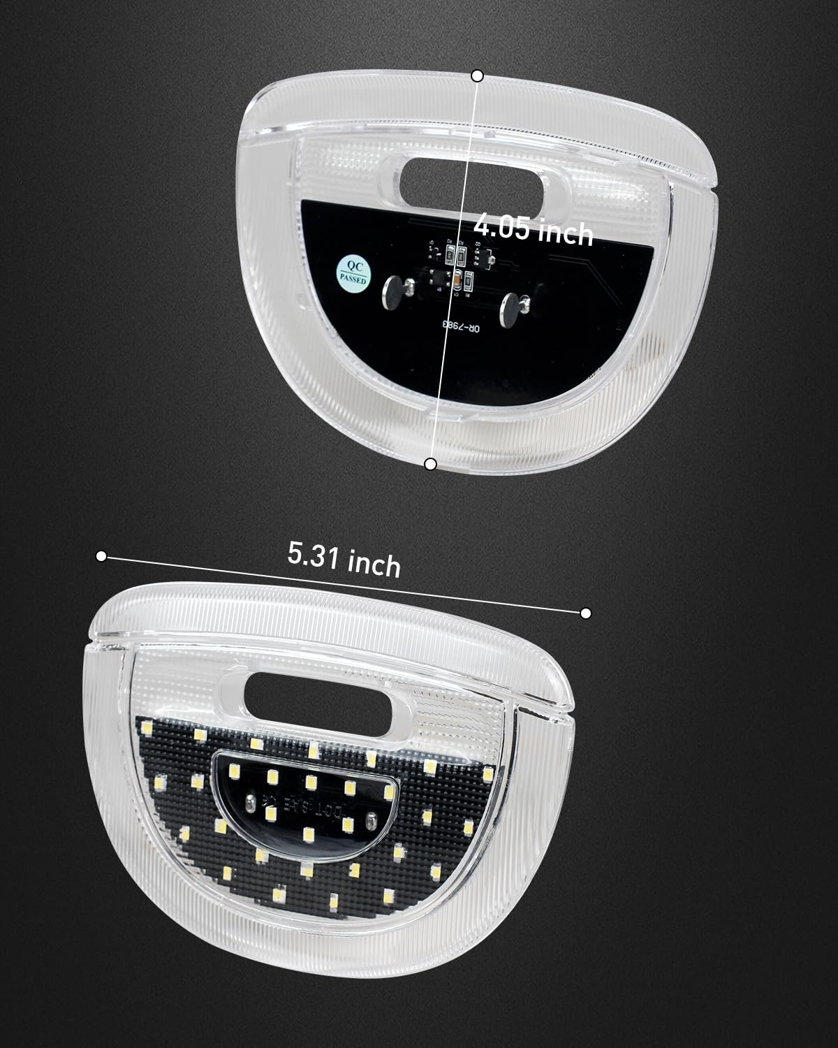 Snapklik.com : HERCOO Dome Light Lens Cover Interior Lights Roof Map ...