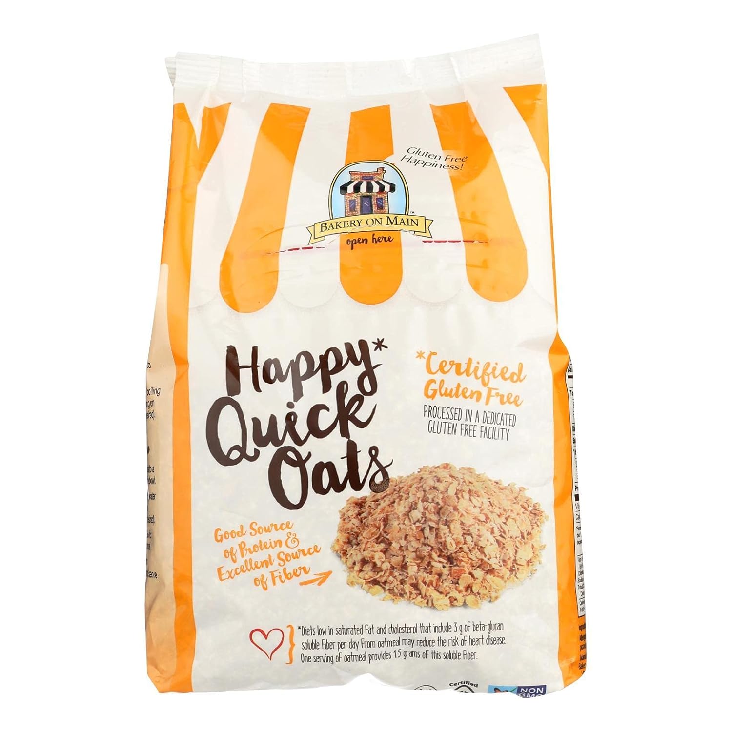 Amazon.com: Bakery On Main Happy Rolled Oats, 24 Ounce - 4 per case ...