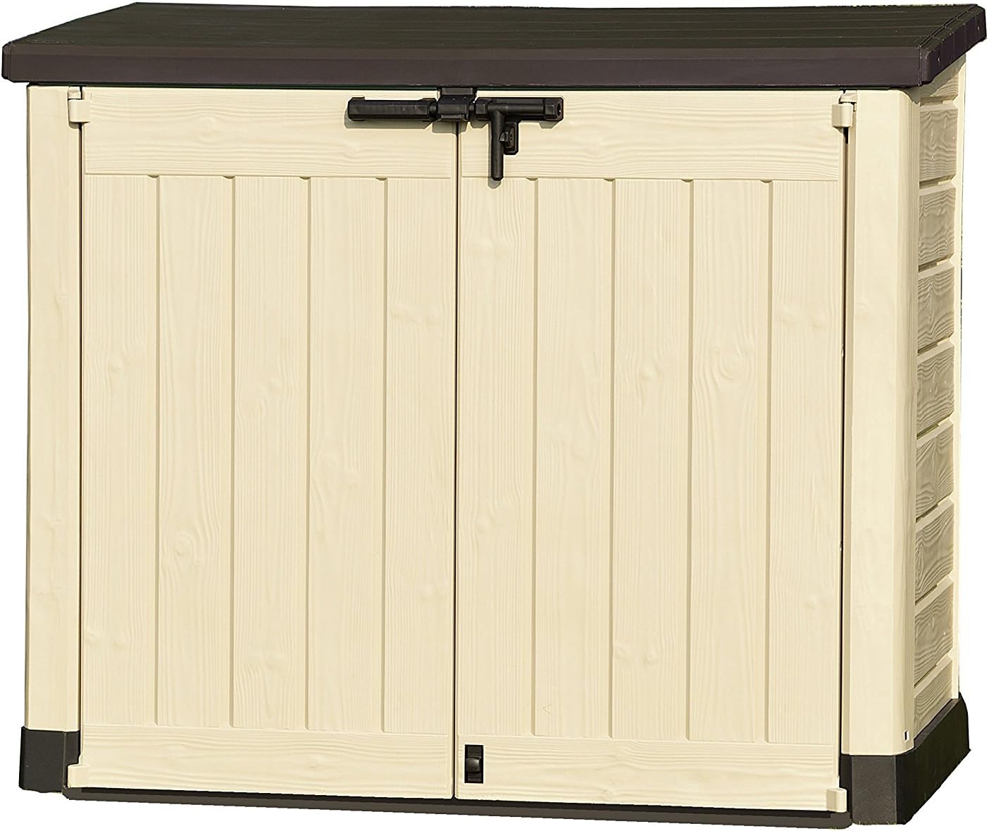 Store It Out Max Outdoor Plastic Garden Storage Shed, 145.5 x 82 x 125 ...