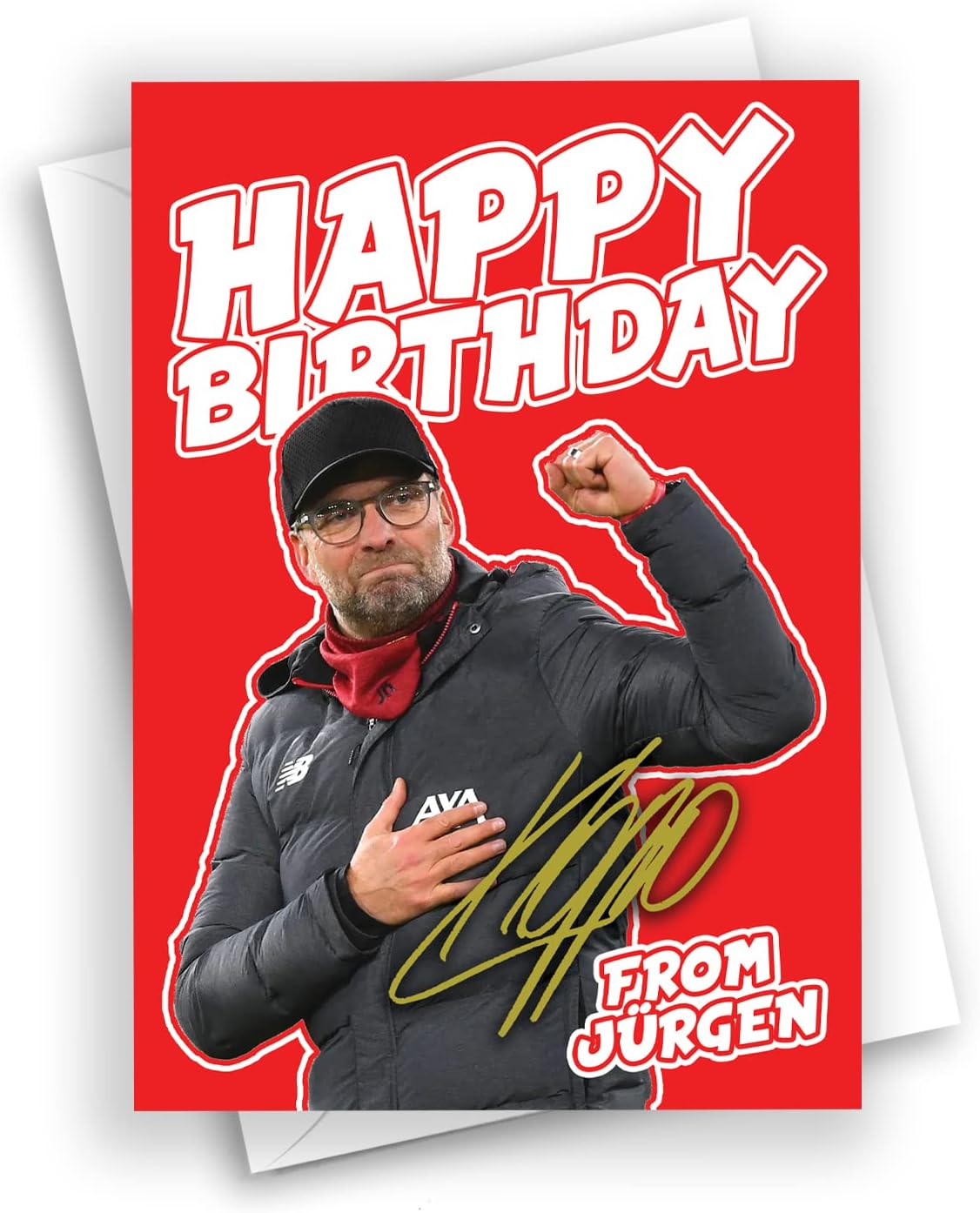 Liverpool F.C. Happy Birthday Card Liverpool FC, Liverpool Football ...