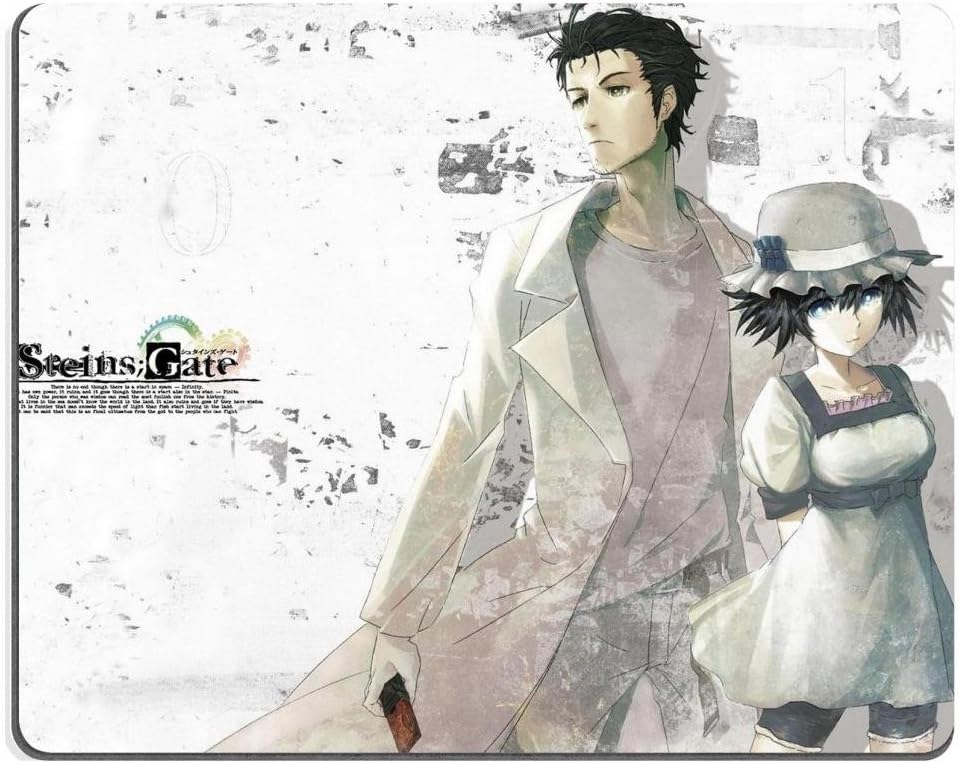 Steins Gate 34 Okabe Rintaro Shiina Mayuri Anime Game Gaming Mouse Pad ...