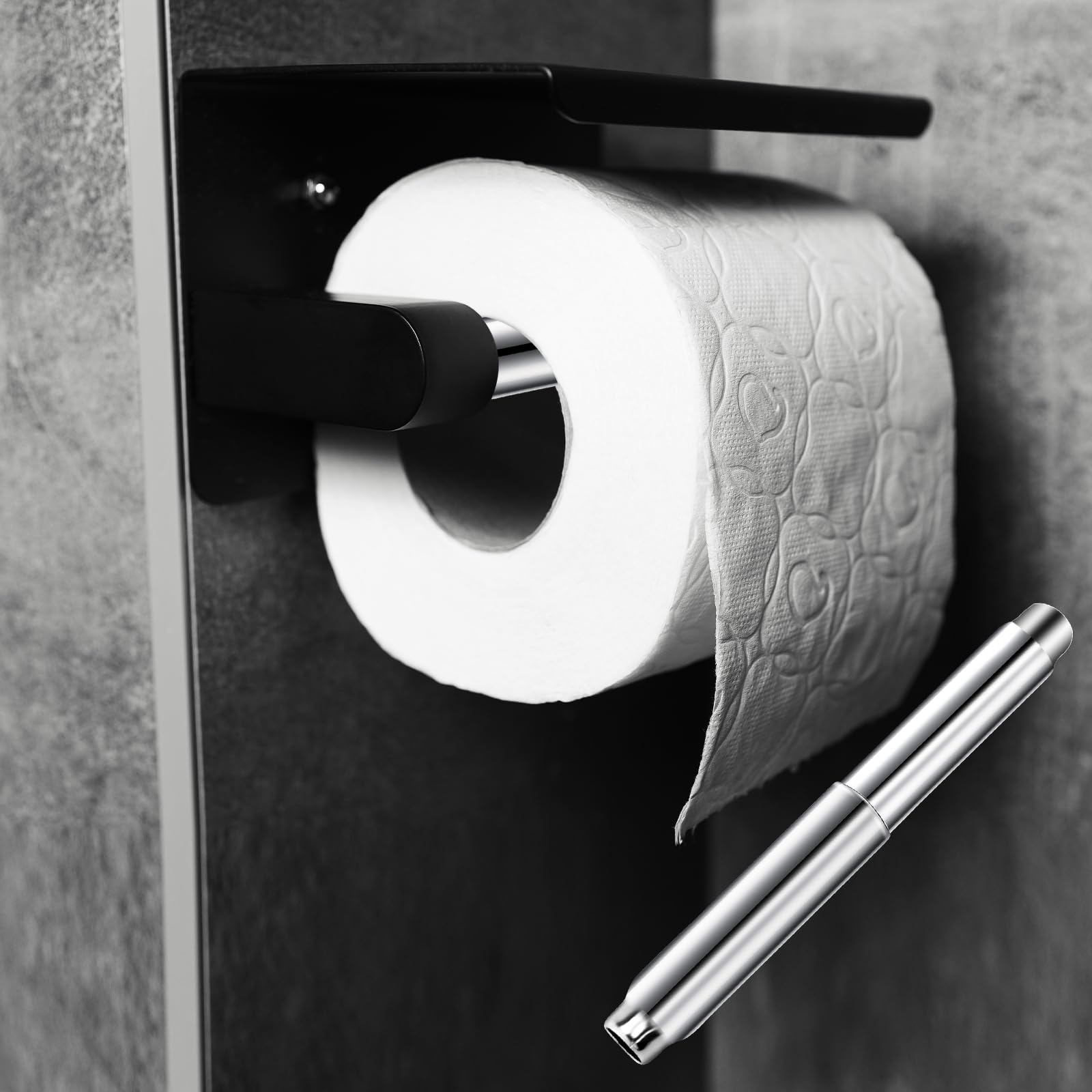 Snapklik.com : Salbsever Paper Toilet Holder Replacement Rod Toilet ...