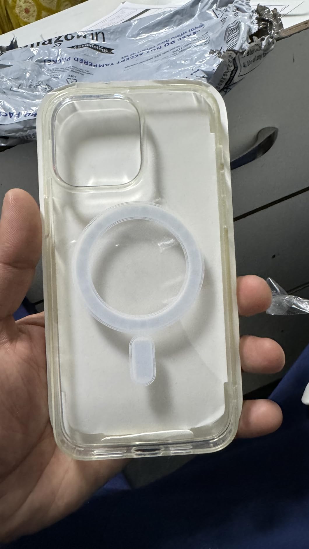 Apple iPhone 15 Pro Max Clear Case with MagSafe : Amazon.in: Electronics