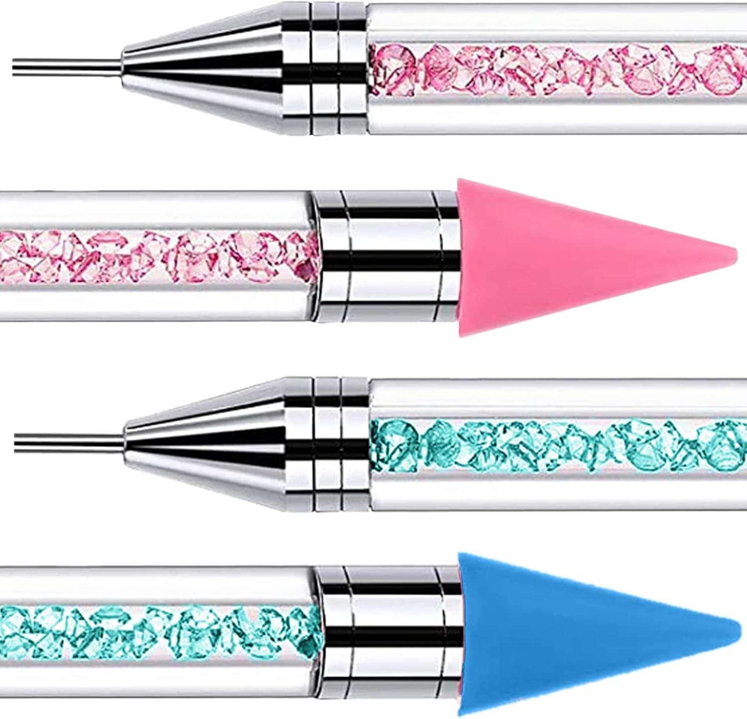 SPOKKI 2 PCS Diamond Art Pens, No Wax Needed Self-Stick Drill Pens for ...