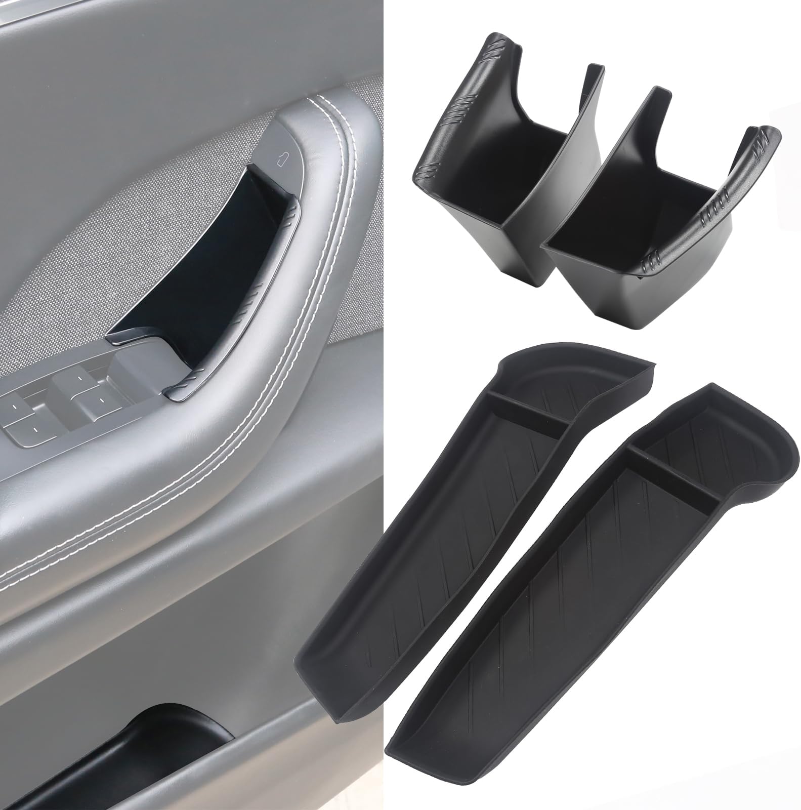 Amazon.com: Door Side Storage Box for Tesla Model Y 2024 2023 2022 2021 ...