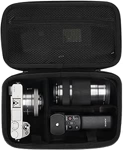 Amazon.com : HonGLorD Hard Carrying Case Compatible with Sony Alpha a6000 / a6100 / a6200/a6300 ...
