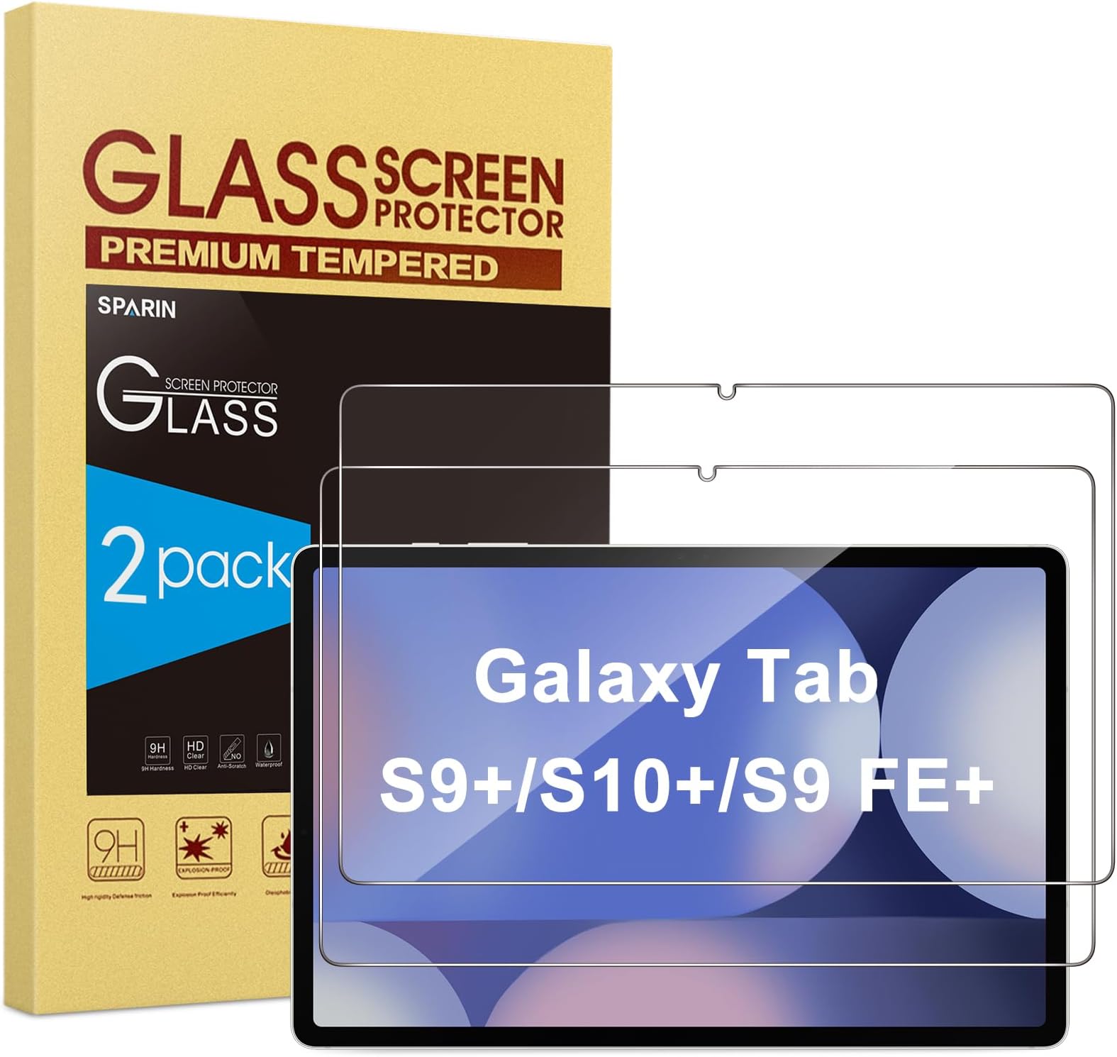 Amazon.com: Samsung Galaxy Official Smart Book Cover for Galaxy Tab S10+, S9+, S9 FE+, White ...