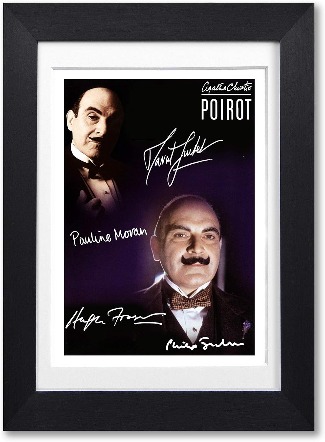 Poirot Cast Signed Autograph Signature Autographed A4 Poster Photo ...