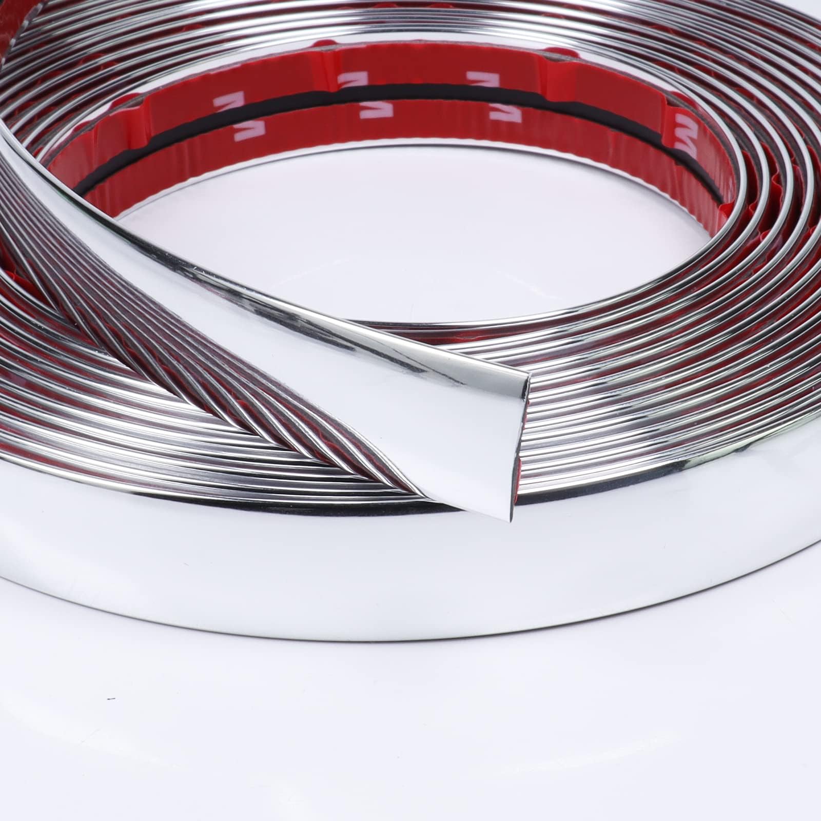 Amazon.com: SBWLKJ 3/4"(20mm) Chrome Automotive Side Moldings 18FT ...