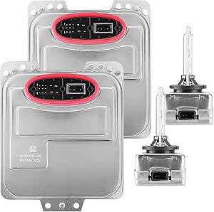 Amazon.com: Xenon HID Headlight Ballast with D1S Bulb Replacement for ...