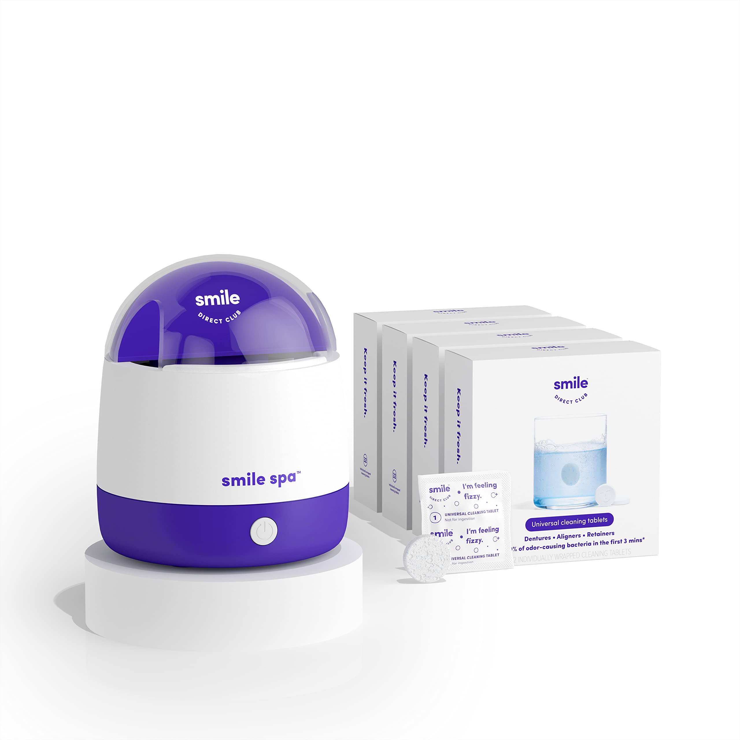 SmileDirectClub Mighty Clean Set, Ultrasonic and UV Cleaning Machine ...
